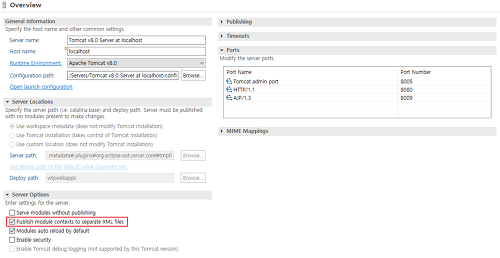 [Warning] {Server/Service/Engine/Host/Context} Setting property 'source' to 'org.eclipse.jst.jee ...