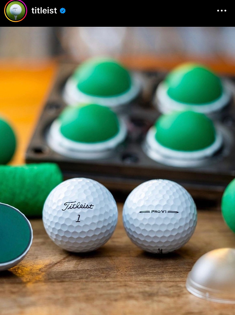 타이틀리스트 PRO V1 V1X 신형 골프볼 출시!