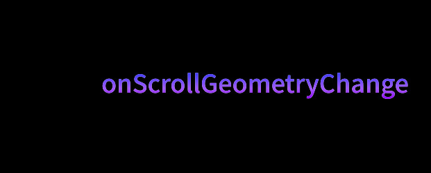 [SwiftUI] ScrollView onScrollGeometryChange iOS18+