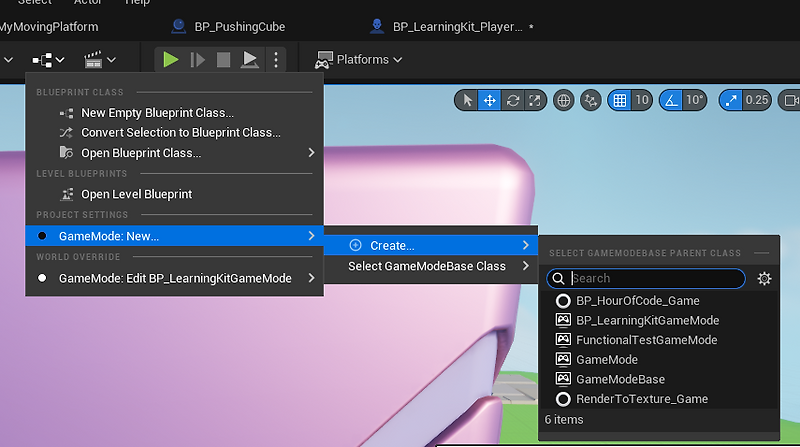 [unreal] Gamemode, UE_LOG