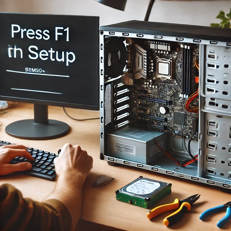 부팅안됨 해결방법 Press F1 to Run Setup 오류해결