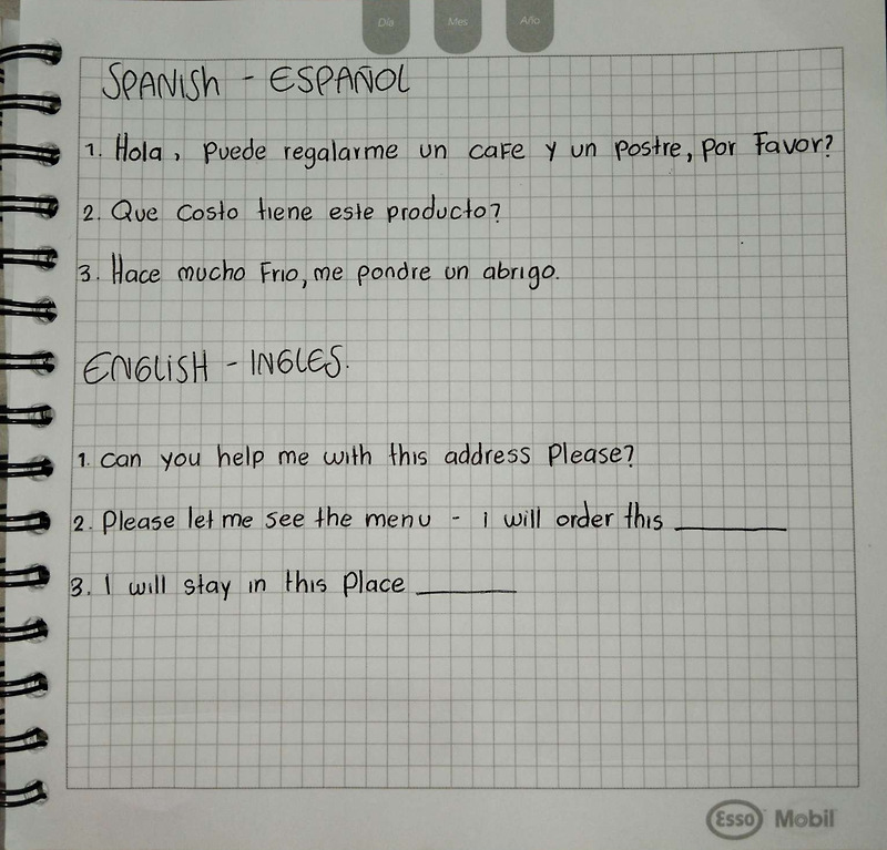 Spanish,Hola, puede regalarme un café y un postre por favor? 안녕하세요.커피와 디저트