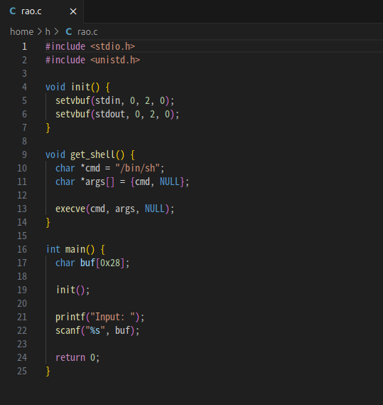 드림핵 시스템 해킹 Exploit Tech: Return Address Overwrite