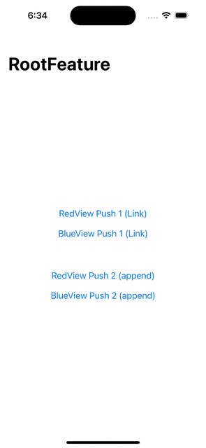 TCA(1.14) - StackState & NavigationStack 간단 구현