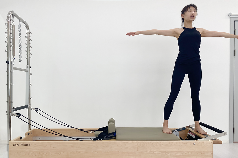 안쪽 허벅지를 탄력있게 하는 운동, Reformer pilates - Side splits