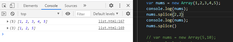 splice() / slice() / indexof() / JSON생성방법 :: HaileyKim