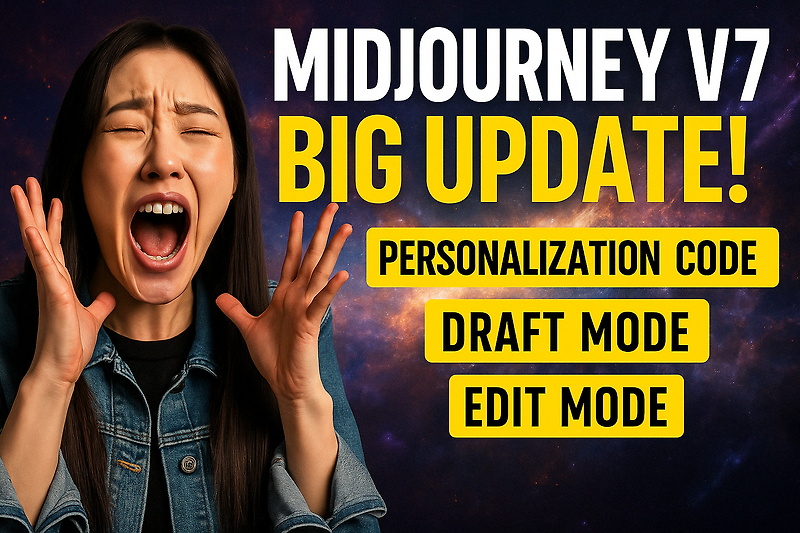미드저니 2025 V7 업데이트 총정리 – 이제는 창작 파트너다!