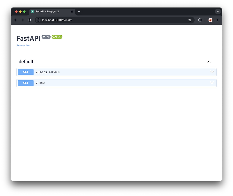 FastAPI API Router 생성하기