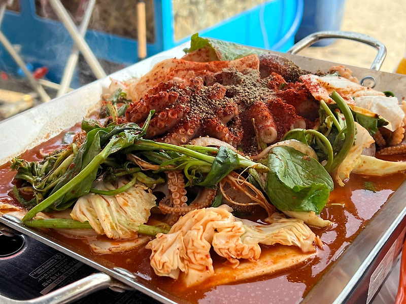 [충남 서천] 서천 동백꽃 주꾸미축제, 싱싱한 주꾸미 가득 맛있는 음식