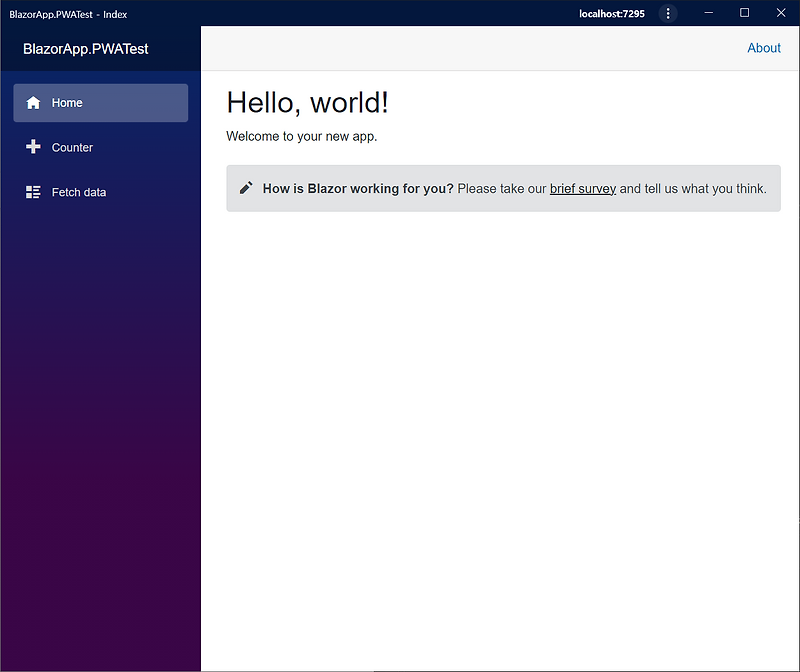 kjun.kr (kjcoder.tistory.com) :: [Blazor] PWA 만들기 - 프로그레시브 웹 애플리케이션
