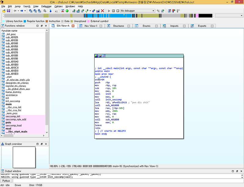 UDCTF(BlueHens CTF) 2021 - Sandboxed ROP 풀이