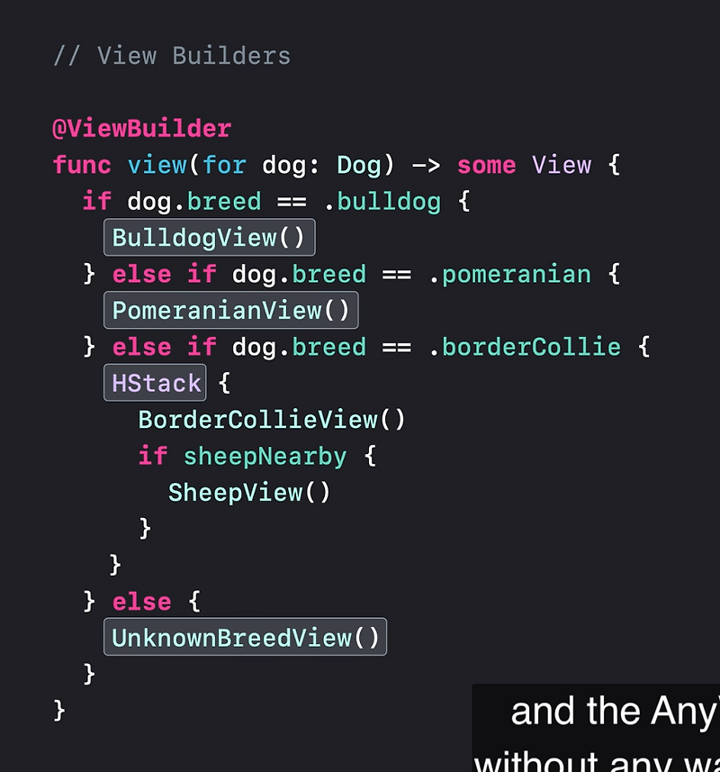 [SwiftUI] @ViewBuilder 와 AnyView