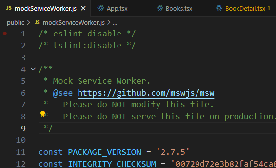 [React / ts] MSW로 백엔드 구현 없이 API 테스트해보기