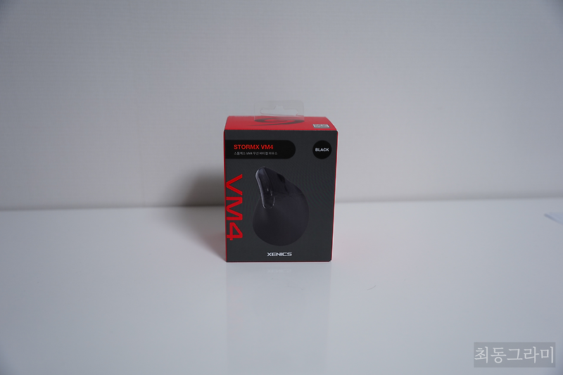 제닉스 버티컬 마우스 Stormx VM4, 3만 원 대 가성비 사무용 마우스 출시!