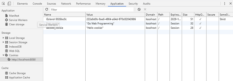 [Go] - web programming : 쿠키 cookie
