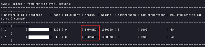 [MySQL] ProxySQL 연결이 실패할 때 확인해야 할 기본 체크리스트
