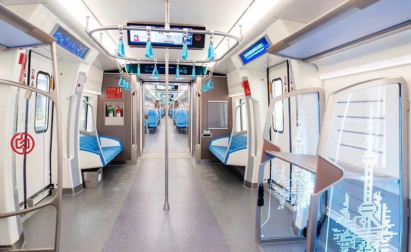 상하이 홍차오에서 푸동까지 공항철도 개통, 40분만에 OK ️