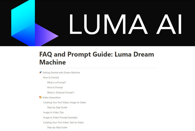 루마 드림 - 꿈을 만드는 영상 LUMA AI