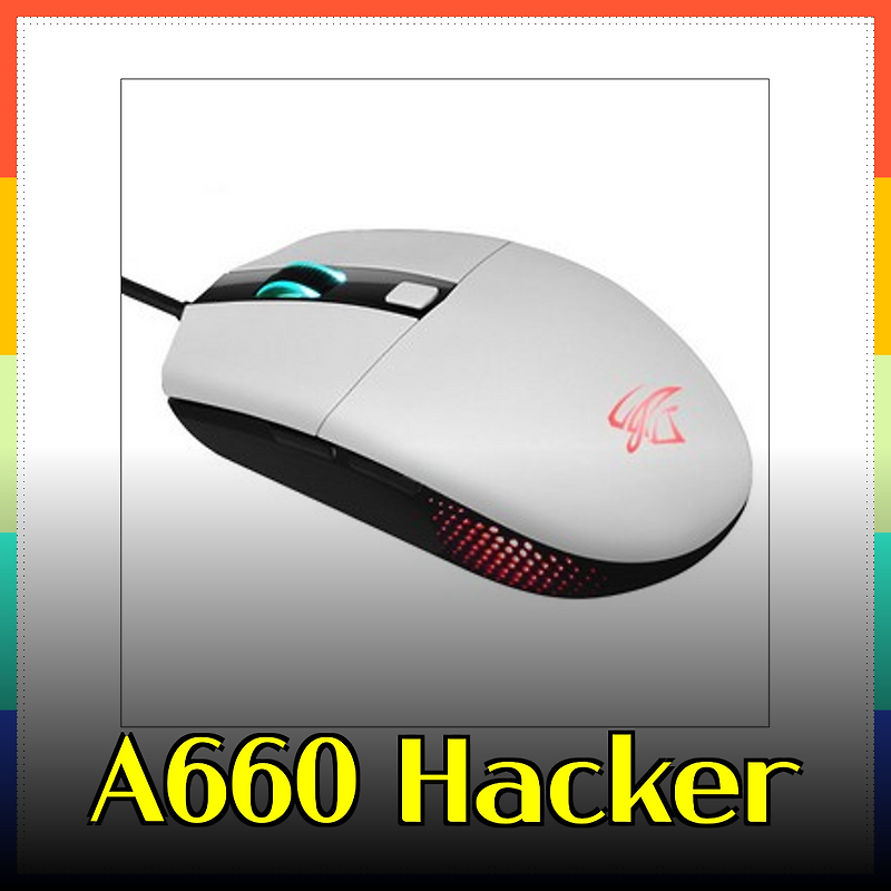 앱코 HACKER 프로페셔널 게이밍 마우스 A660 3325 화이트: 압도적인 성능과 세련된 디자인의 만남!