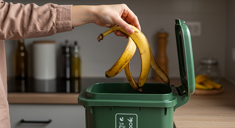 바나나껍질, 이제 헷갈리지 마세요! 올바른 음식물 쓰레기 분리수거법