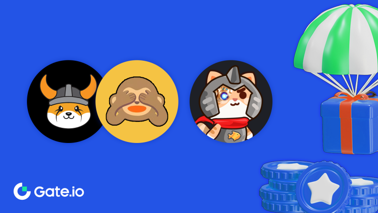 게이트아이오 (Gate.io) 에어드랍 이벤트 : Wise Monkey(MONKY), Floki Inu(FLOKI) 보유자 대상!