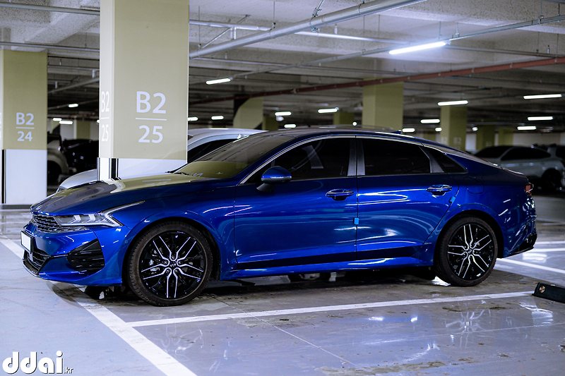 K5 DL3 19인치 순정휠 데칼 작업