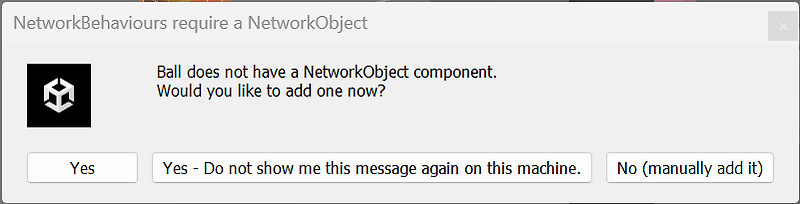 유니티 Netcode for GameObject, NetworkBehaviour