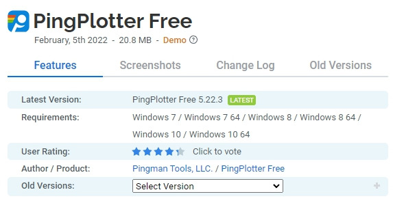 PingPlotter Free 무료 다운로드