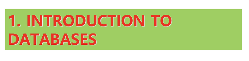 [데이터베이스] Ch1 Introduction to Database