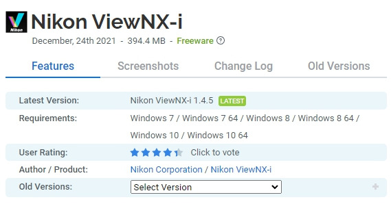 Nikon ViewNX-i 무료 다운로드