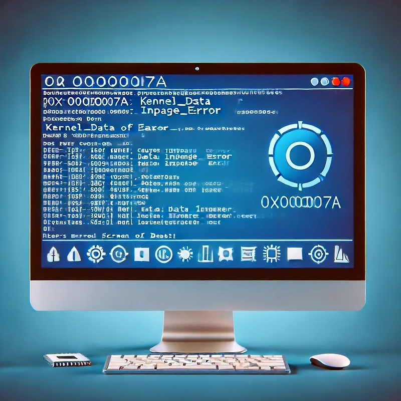윈도우 블루스크린 오류 코드 0x0000007A: KERNEL_DATA_INPAGE_ERROR 원인 및 해결 방법