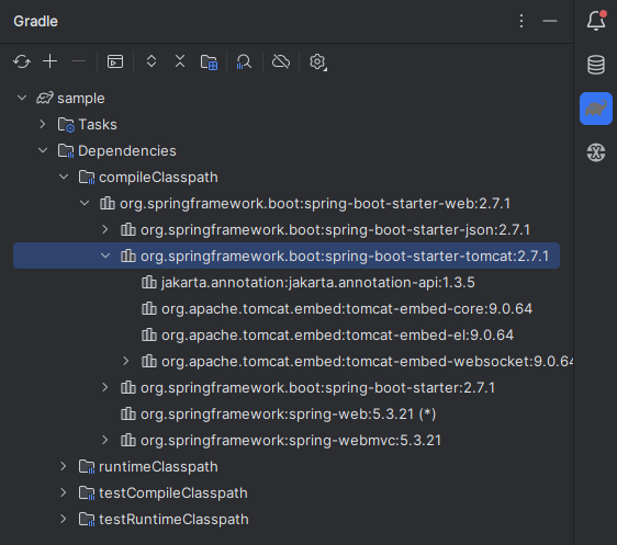[Spring Boot] 스프링 부트 웹 서버 톰캣(Tomcat)에서 제티(Jetty)로 변경하기