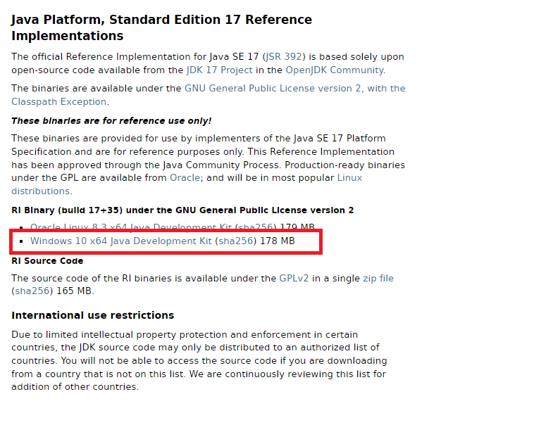 open jdk 다운로드