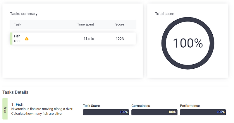[Codility] Lesson7 - Stacks and Queues: Fish