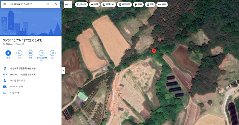 kjun.kr (kjcoder.tistory.com) :: 위도 경도로 지도 위치 찾기