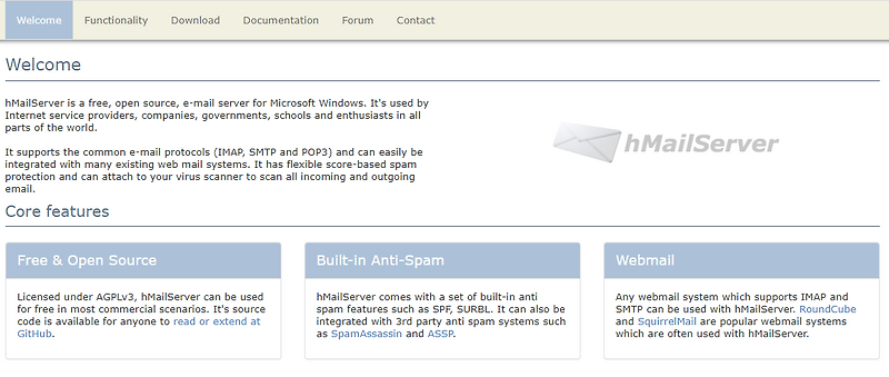 윈도우용 무료 이메일 서버 hMailServer 구축하기