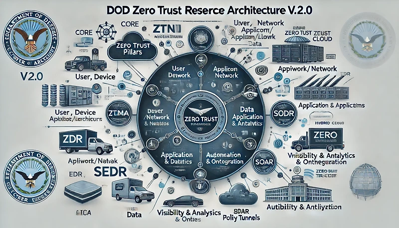 DoD Zero Trust Reference Architecture v2.0 (미국 국방부의 차세대 사이버 보안 전략)