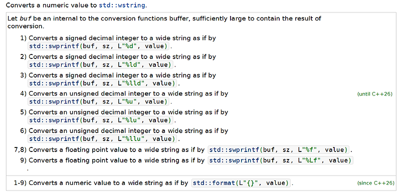 to_string, to_wstring