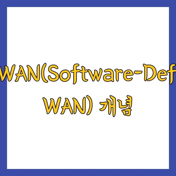 SD-WAN(Software-Defined WAN) 개념