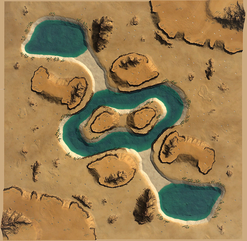 [Beyond All Reason][MAPS] The Ditch Remake 0.5(24x24/Team/Flat, Hills ...