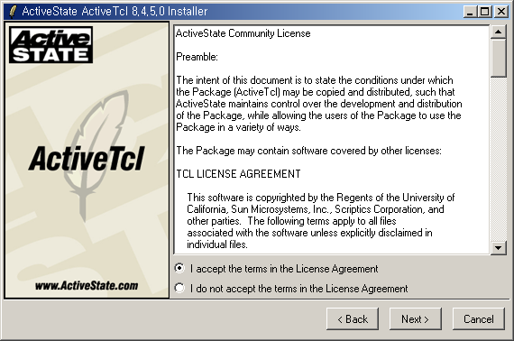Korea Tcl/Tk Community :: Tcl/Tk 설치