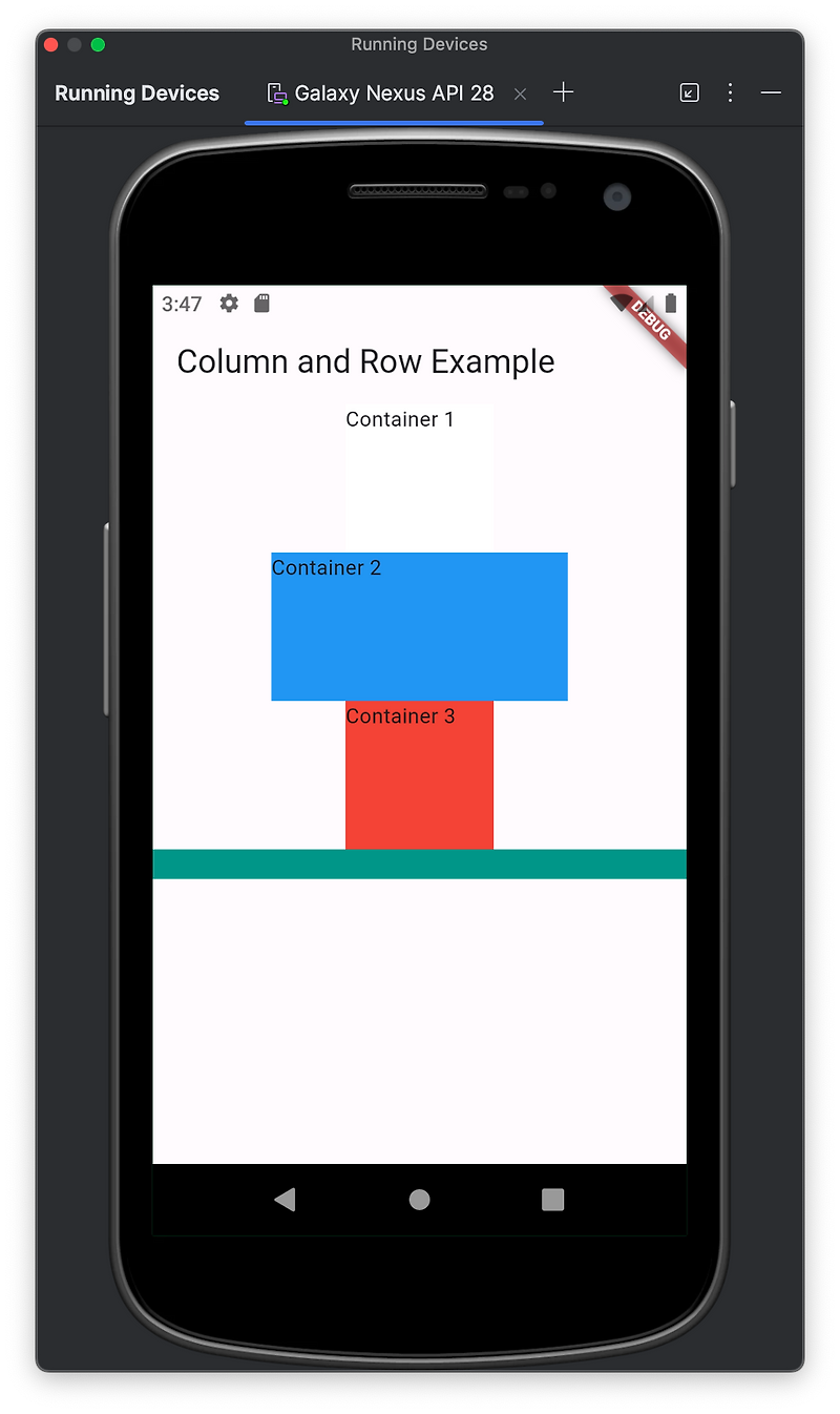 [Flutter] Colum/Row :: Be OK