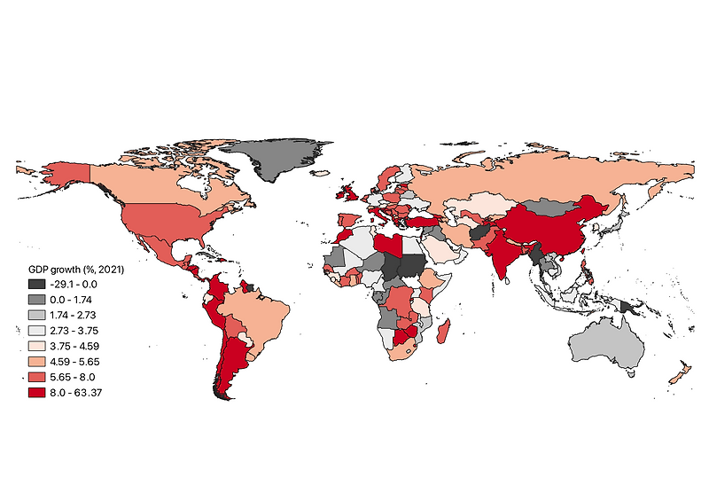 World Economic Map (GDP Growth & GDP Per Capita Growth)