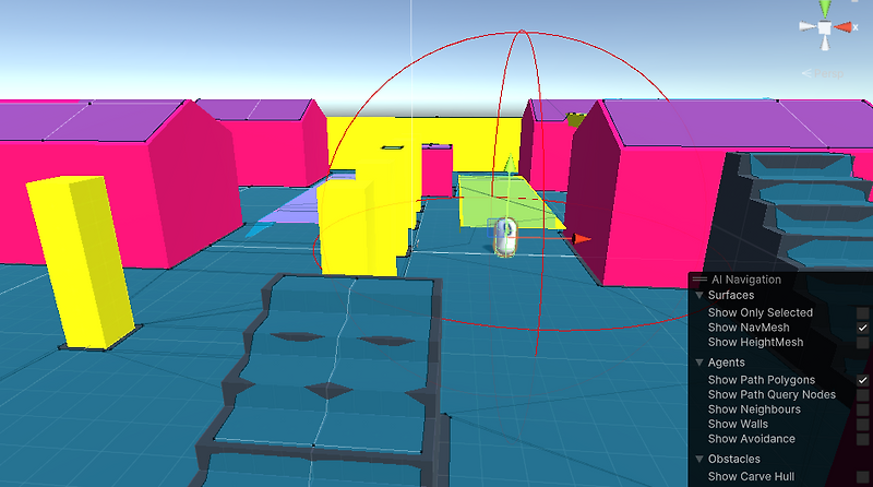 Unity) Draw gizmo selection
