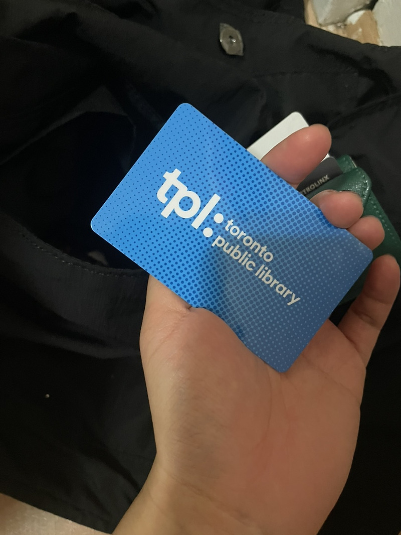 2023. EP.10. 캐나다 토론토 공공도서관카드 만들기 : tpl 카드 발급 Toronto public library