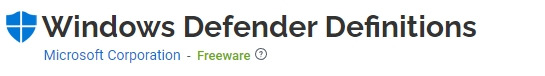 Windows Defender Definitions 무료 다운로드