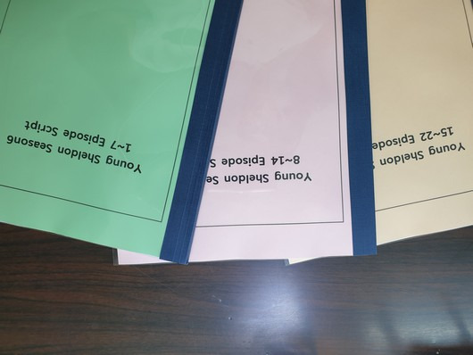 영화/미드대본(Movie Script) 자료 몰 :: Young Sheldon 영셸든 시즌6 미드영어대본 제본