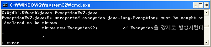 [JAVA의 정석]예외발생시키기 — Izzy's blog