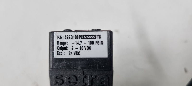 SETRA PRESSURE SENSOR 227G100PCE5ZZZZFT6