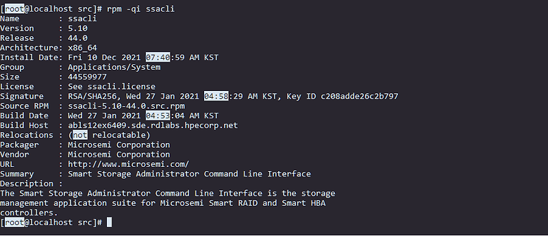 Centos7 - ssacli 설치하기 :: HP서버 RAID 확인 하는 방법